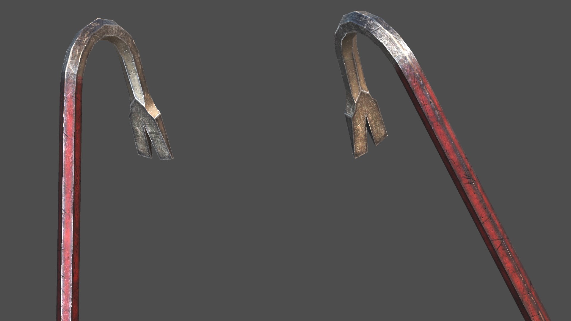 3D Crowbar Pbr Model - TurboSquid 1183892