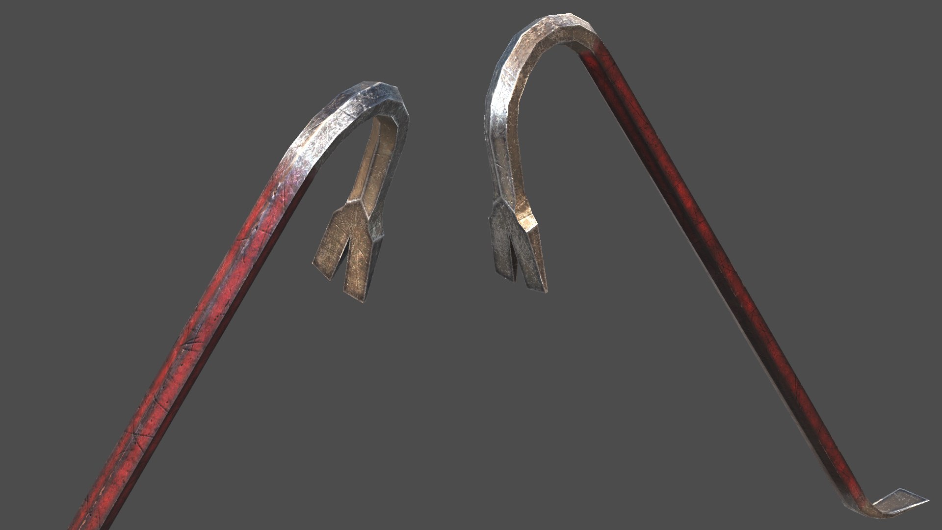3D Crowbar Pbr Model - TurboSquid 1183892