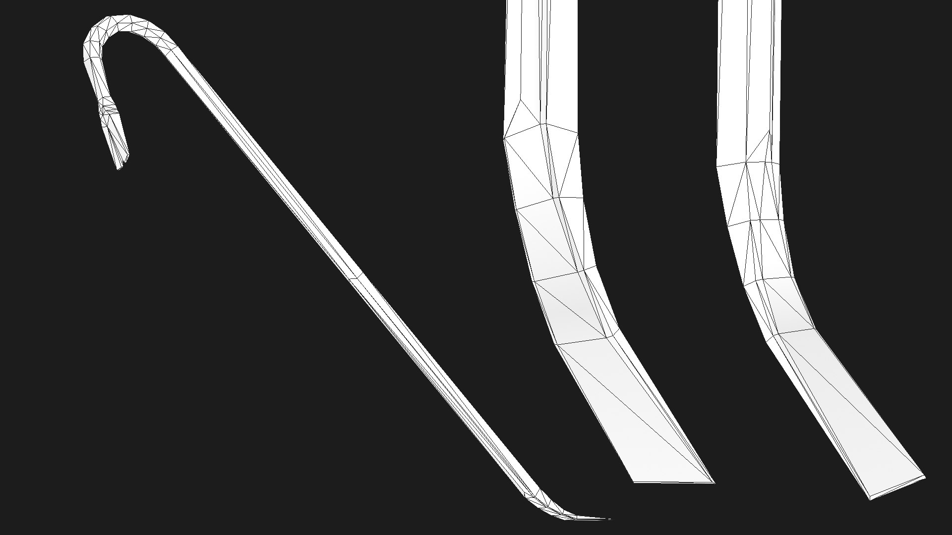 3D Crowbar Pbr Model - TurboSquid 1183892