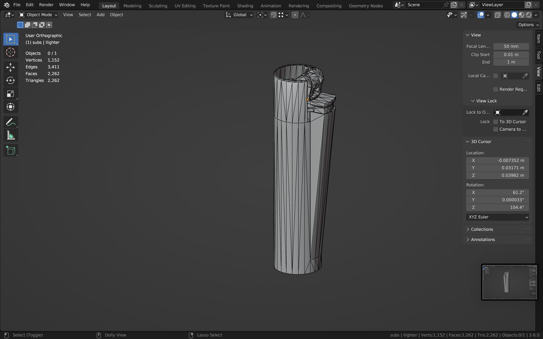 3D Lighter - TurboSquid 2098066