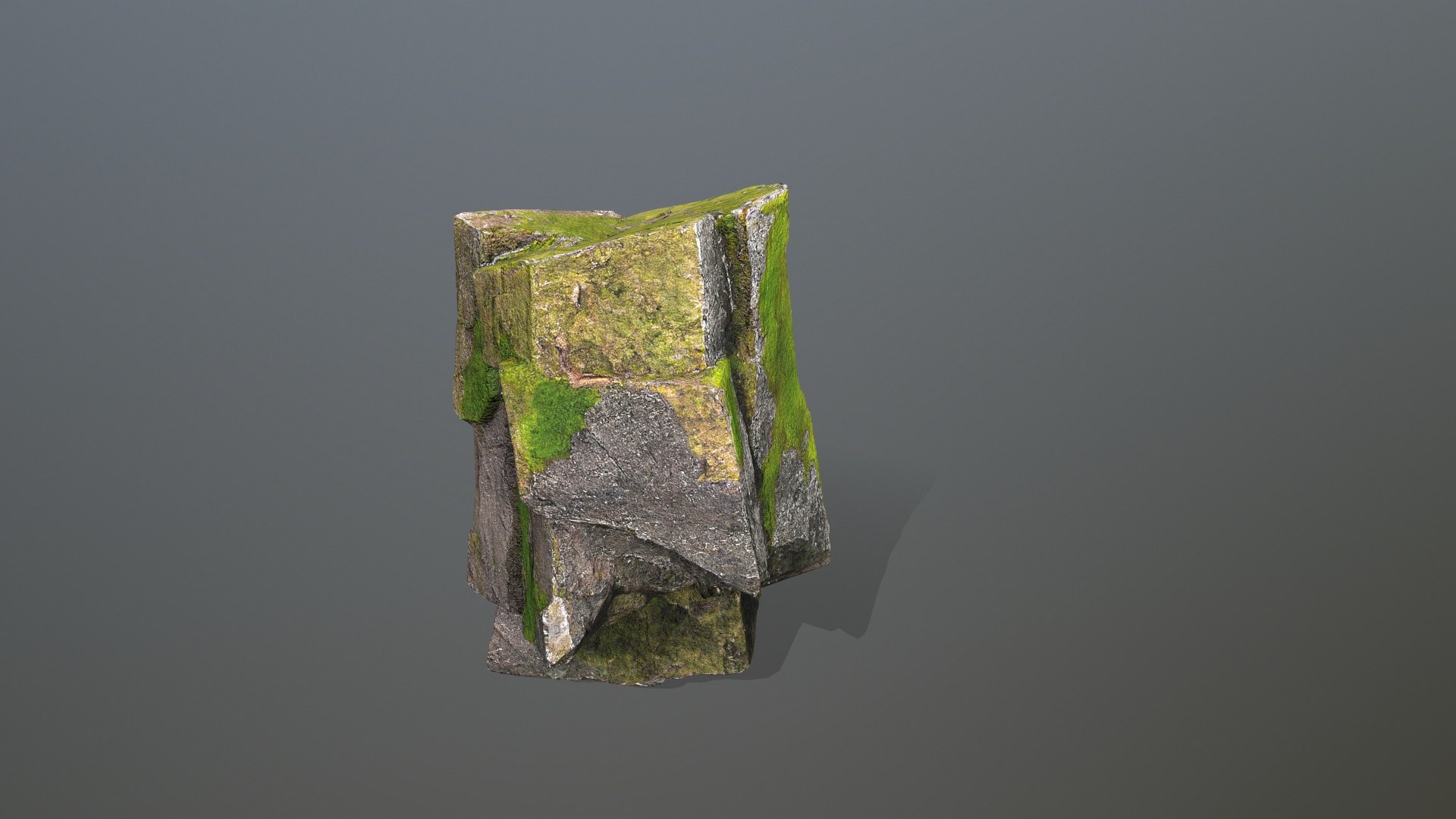 3D mossy cliff rocks - TurboSquid 2178060