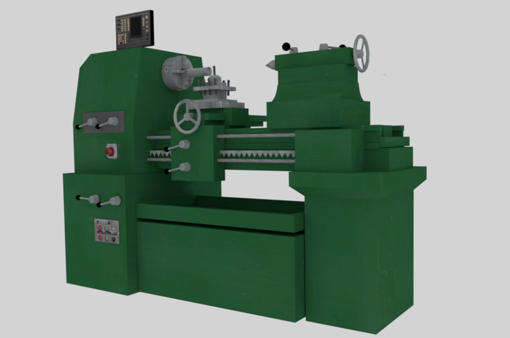 3D Turning Machine Model - TurboSquid 1179922