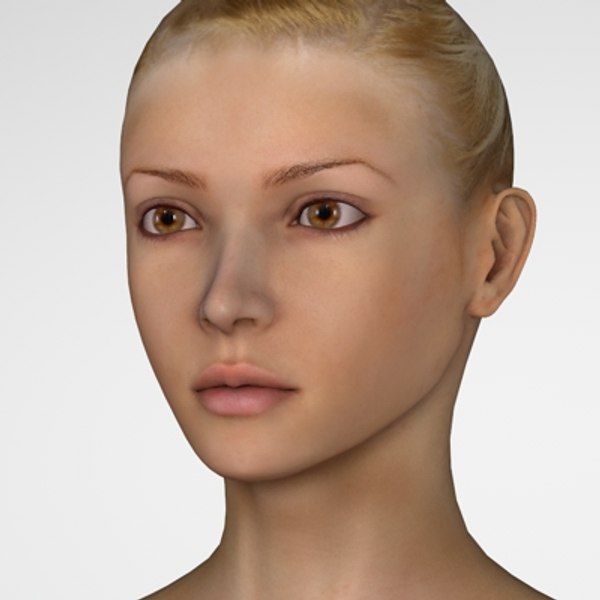 cinema4d female head