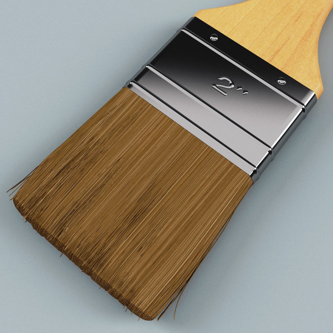 3d Paint Brush V2 Model