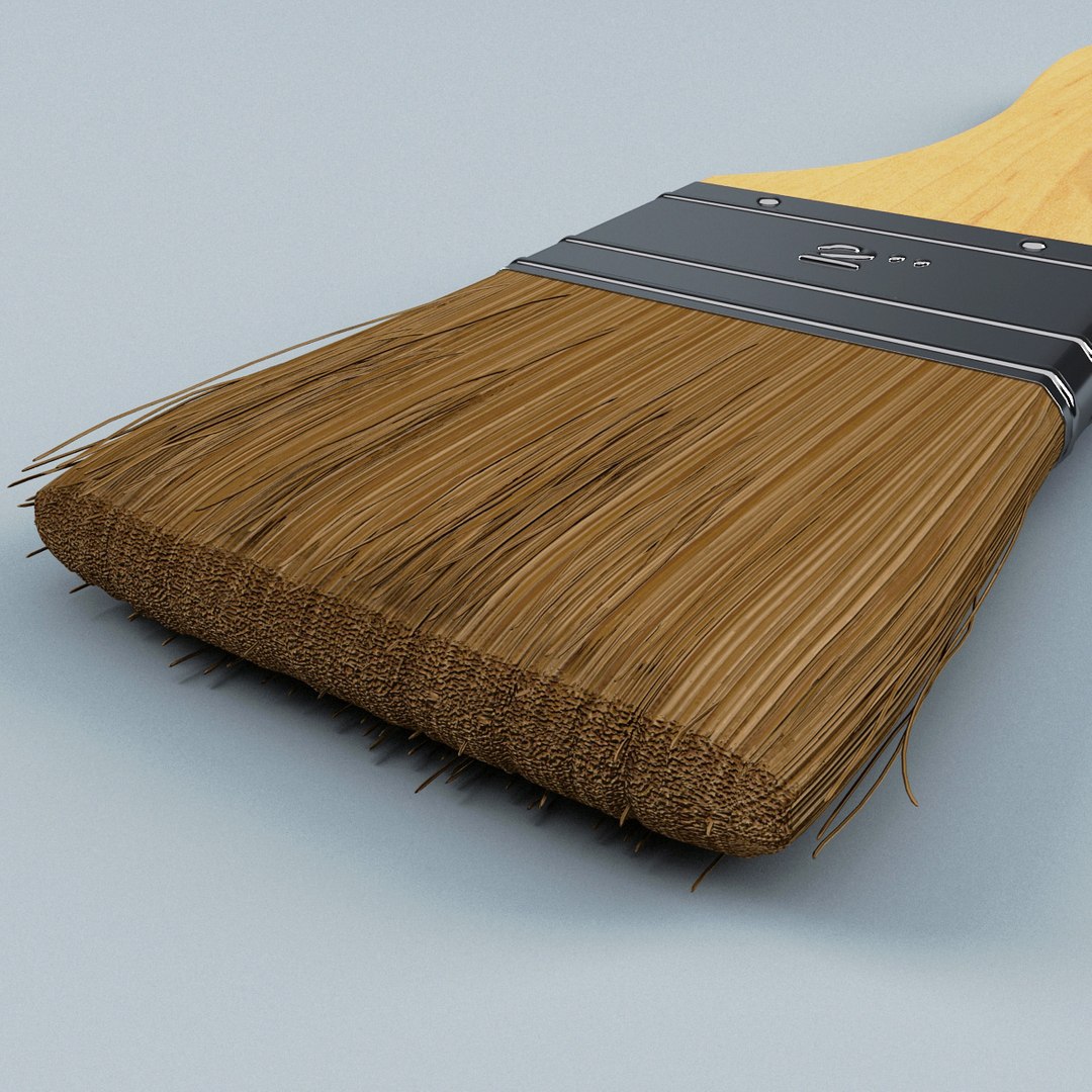 3d Paint Brush V2 Model