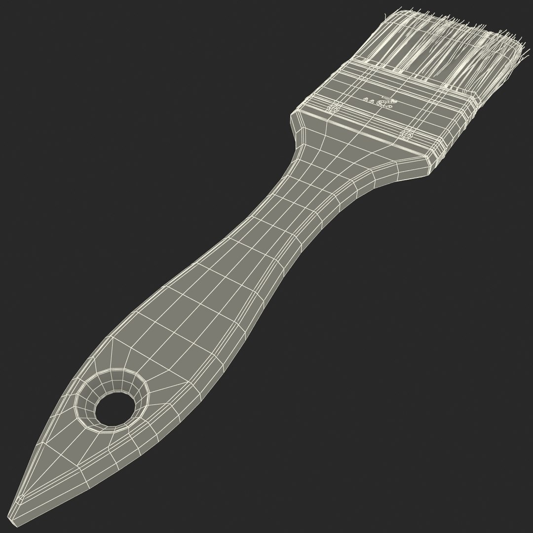 3d Paint Brush V2 Model