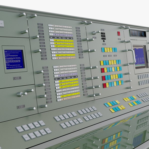 modelo 3d Mission Contol Panel - TurboSquid 2046465