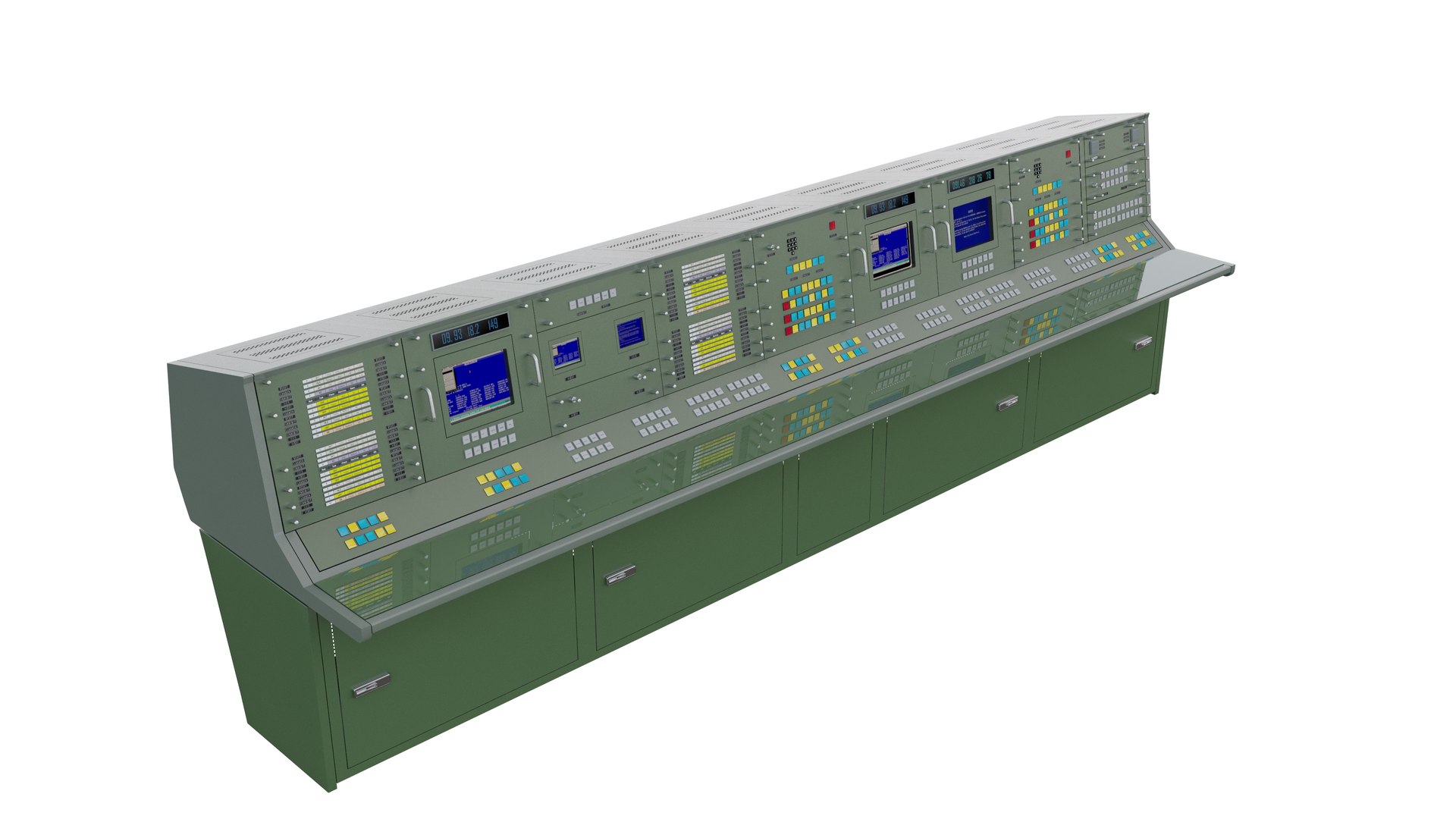 Mission Contol Panel 3D Model - TurboSquid 2046465