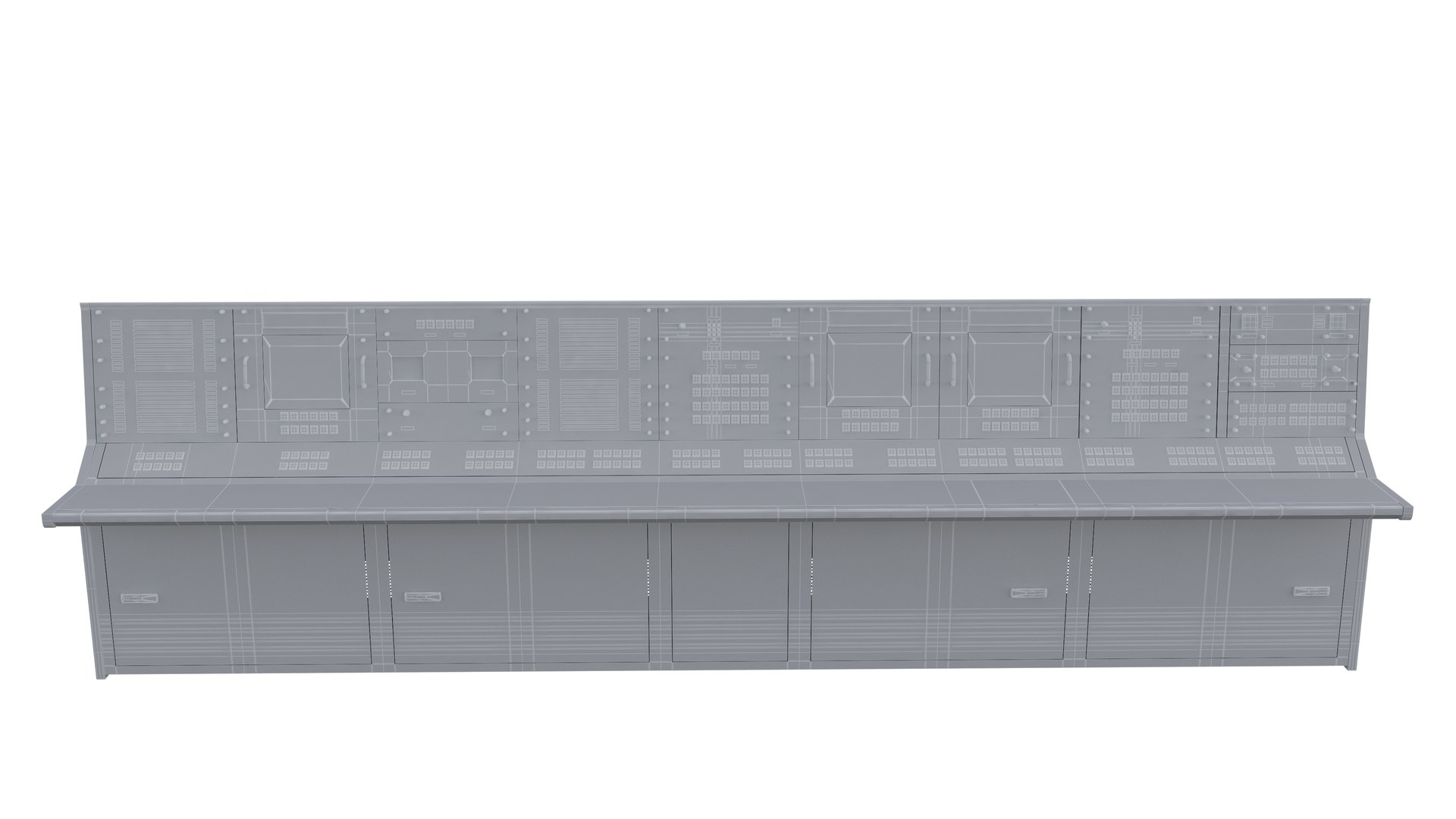 Mission Contol Panel 3D Model - TurboSquid 2046465