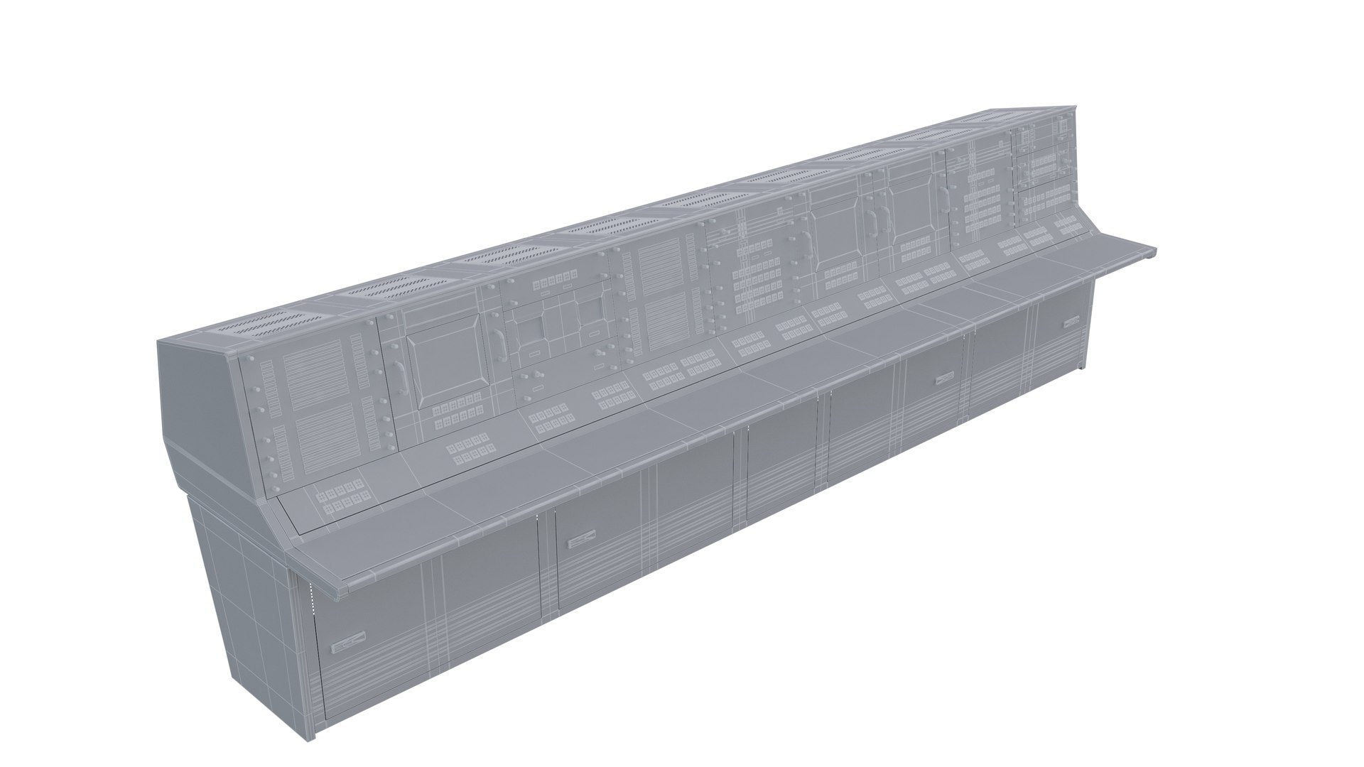 Mission Contol Panel 3D Model - TurboSquid 2046465