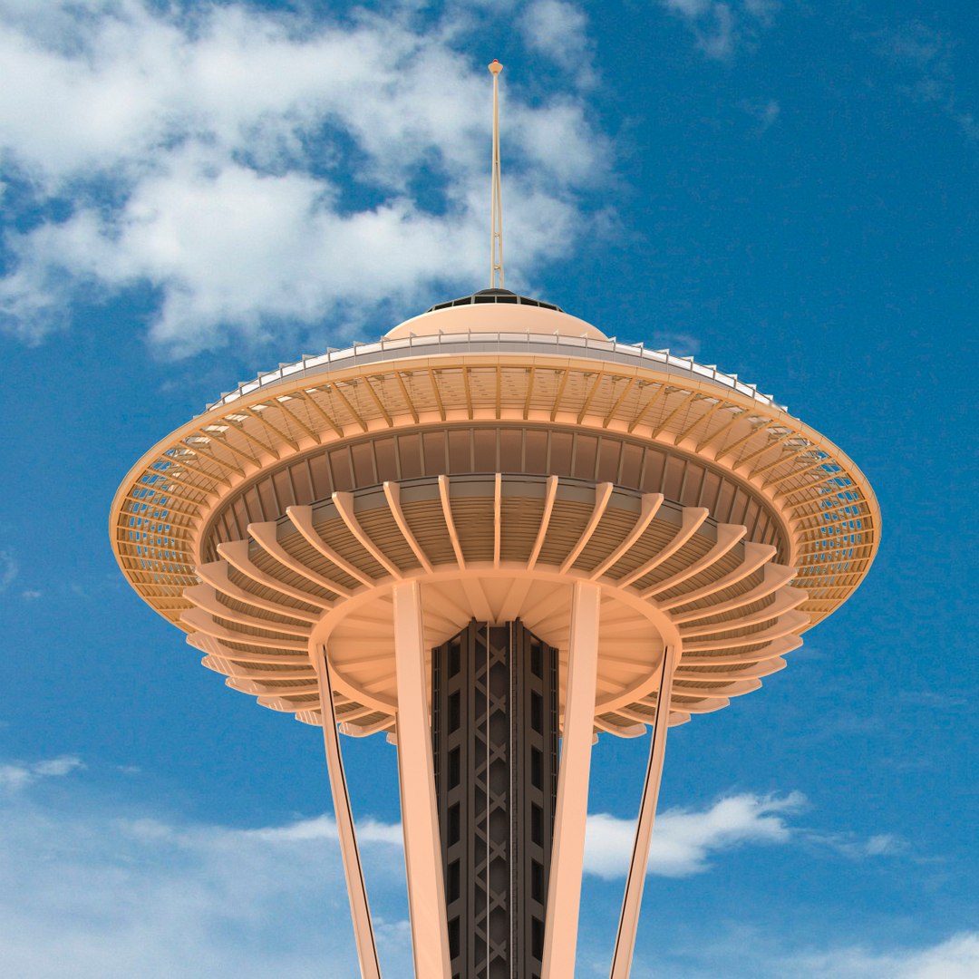 3d Space Needle