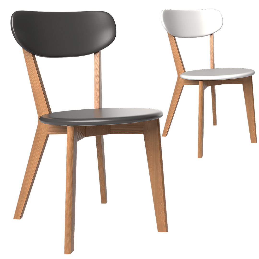 3D Oslo Dining Chairs Model - TurboSquid 1878801