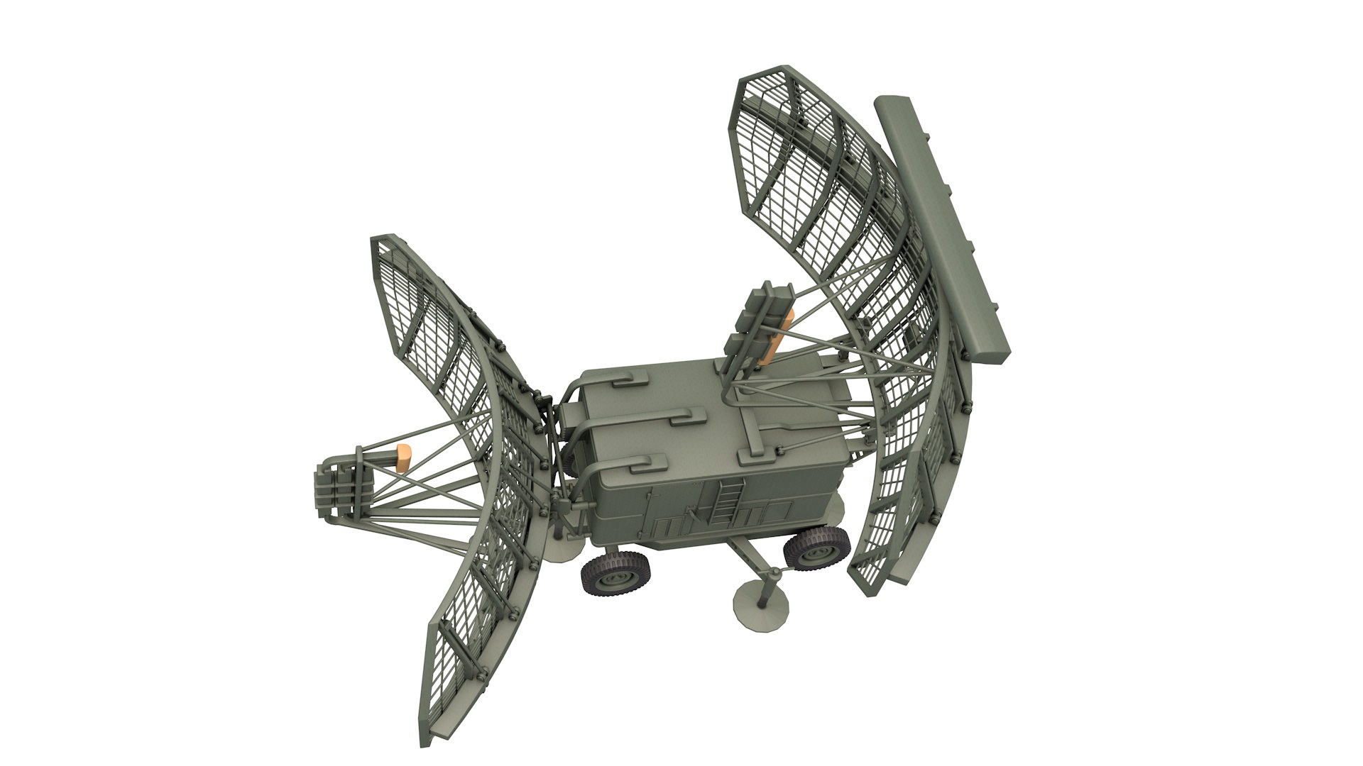 P-37 Bar Lock Radar 3D Model - TurboSquid 2272142