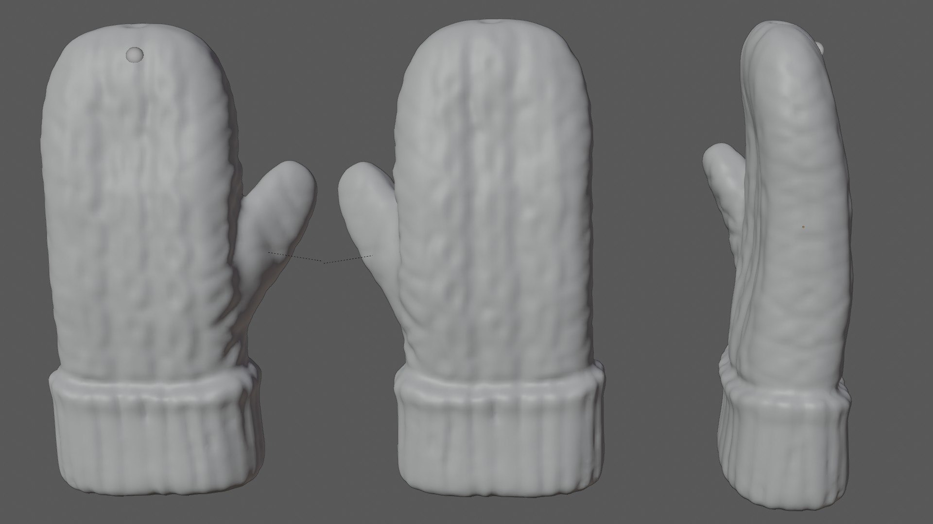 3D Rigged Colored mitten - TurboSquid 1776583