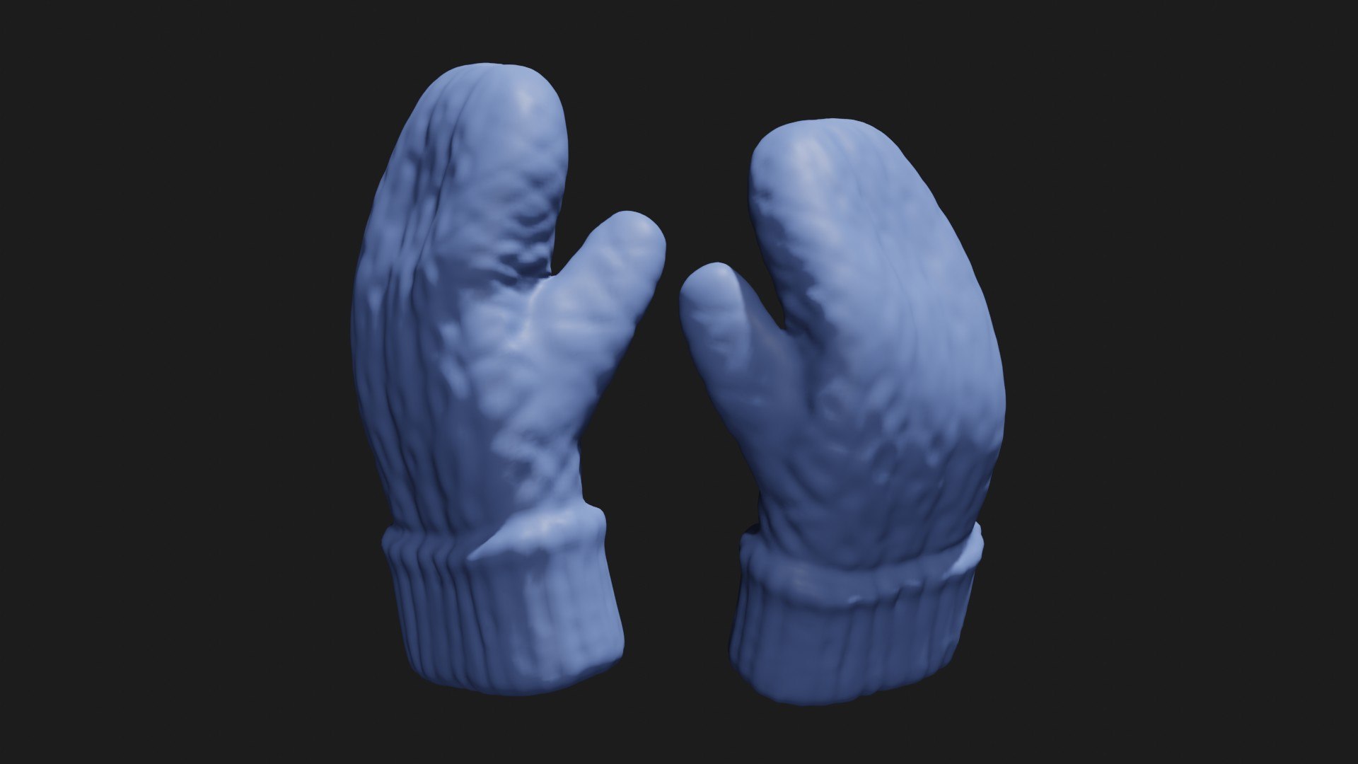 3D Rigged Colored mitten - TurboSquid 1776583