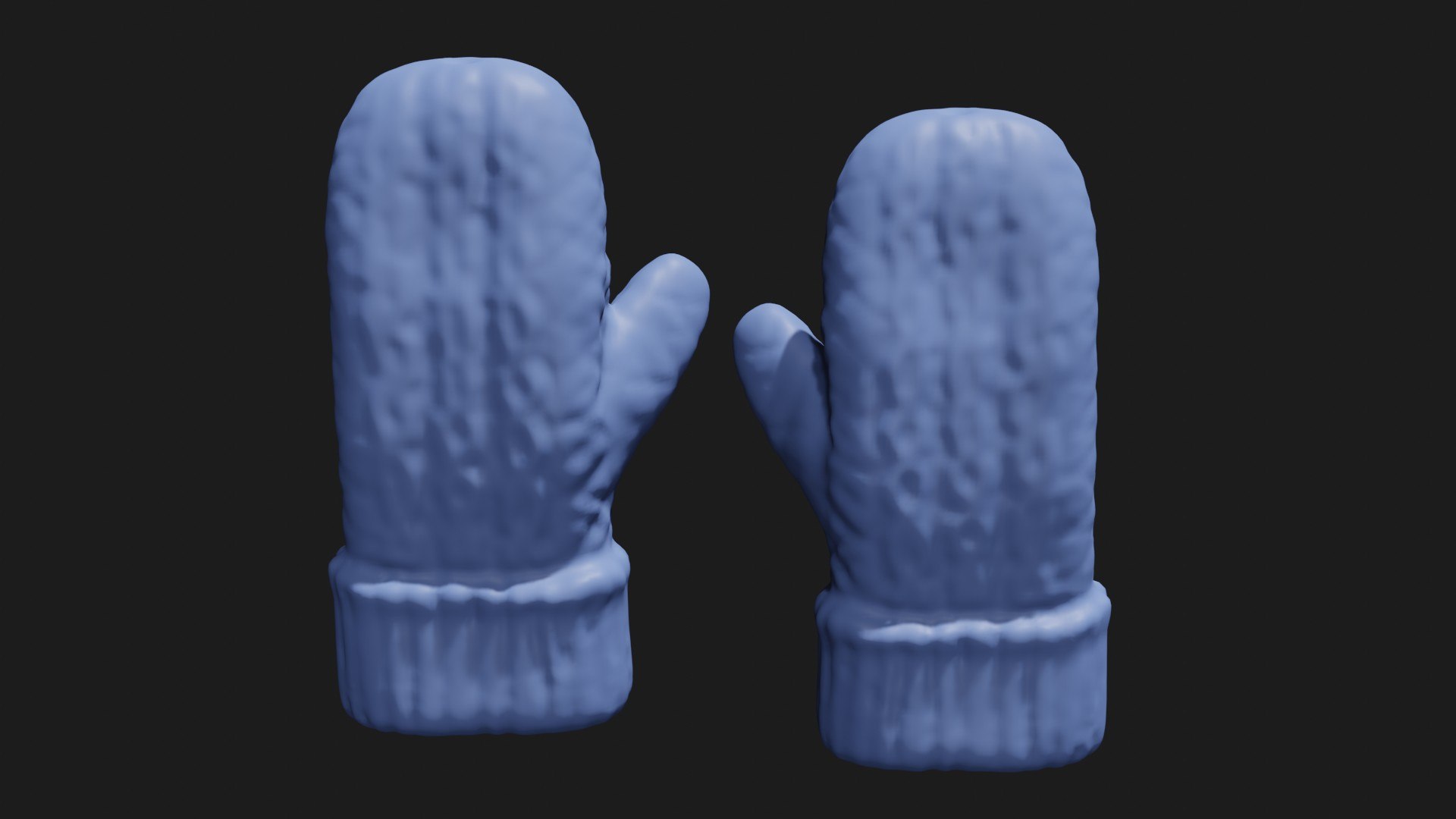 3D Rigged Colored mitten - TurboSquid 1776583