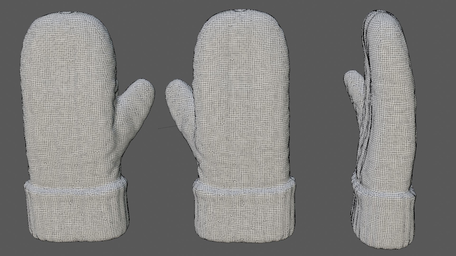 3D Rigged Colored mitten - TurboSquid 1776583