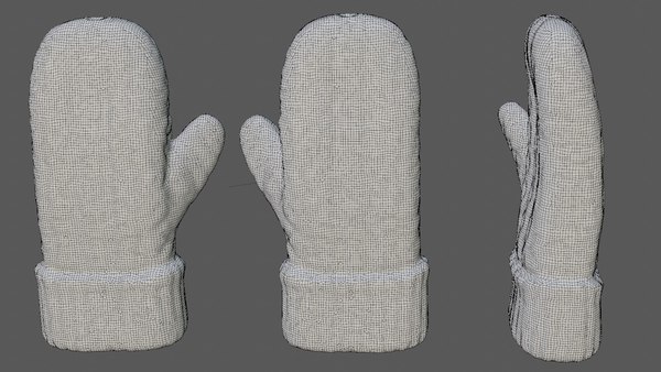 3D Rigged Colored mitten - TurboSquid 1776583