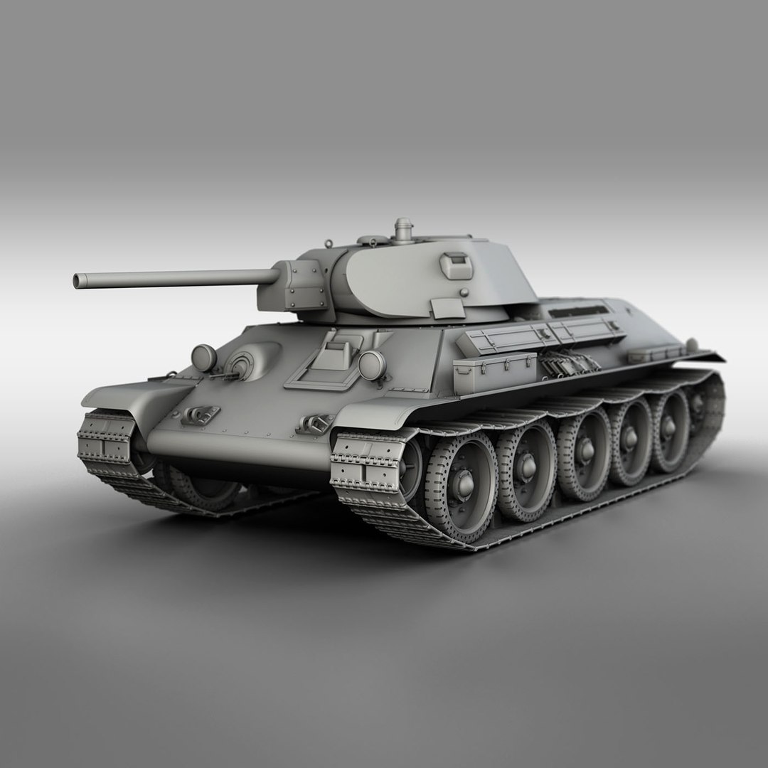 T-34-76 - 1941 Soviet 3D Model - TurboSquid 1599755