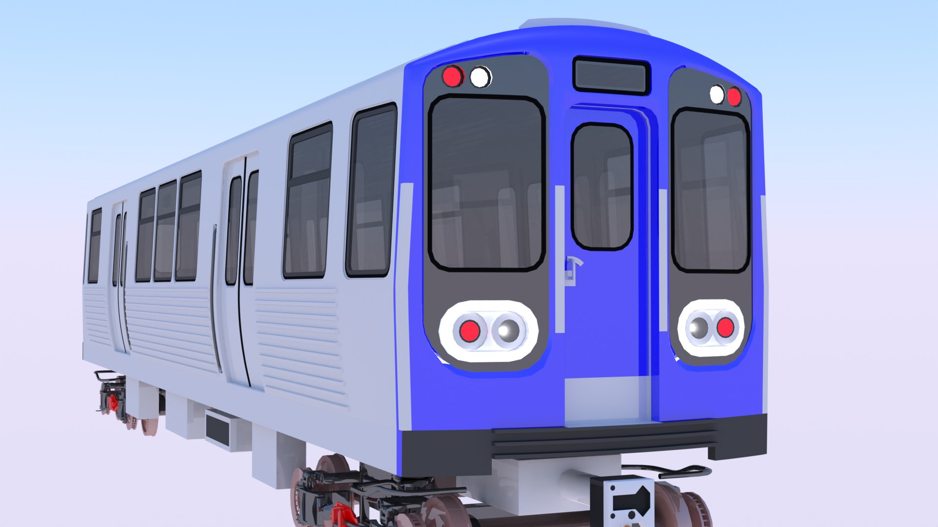3D NYC And Chicago Metro Trains Model - TurboSquid 2100553