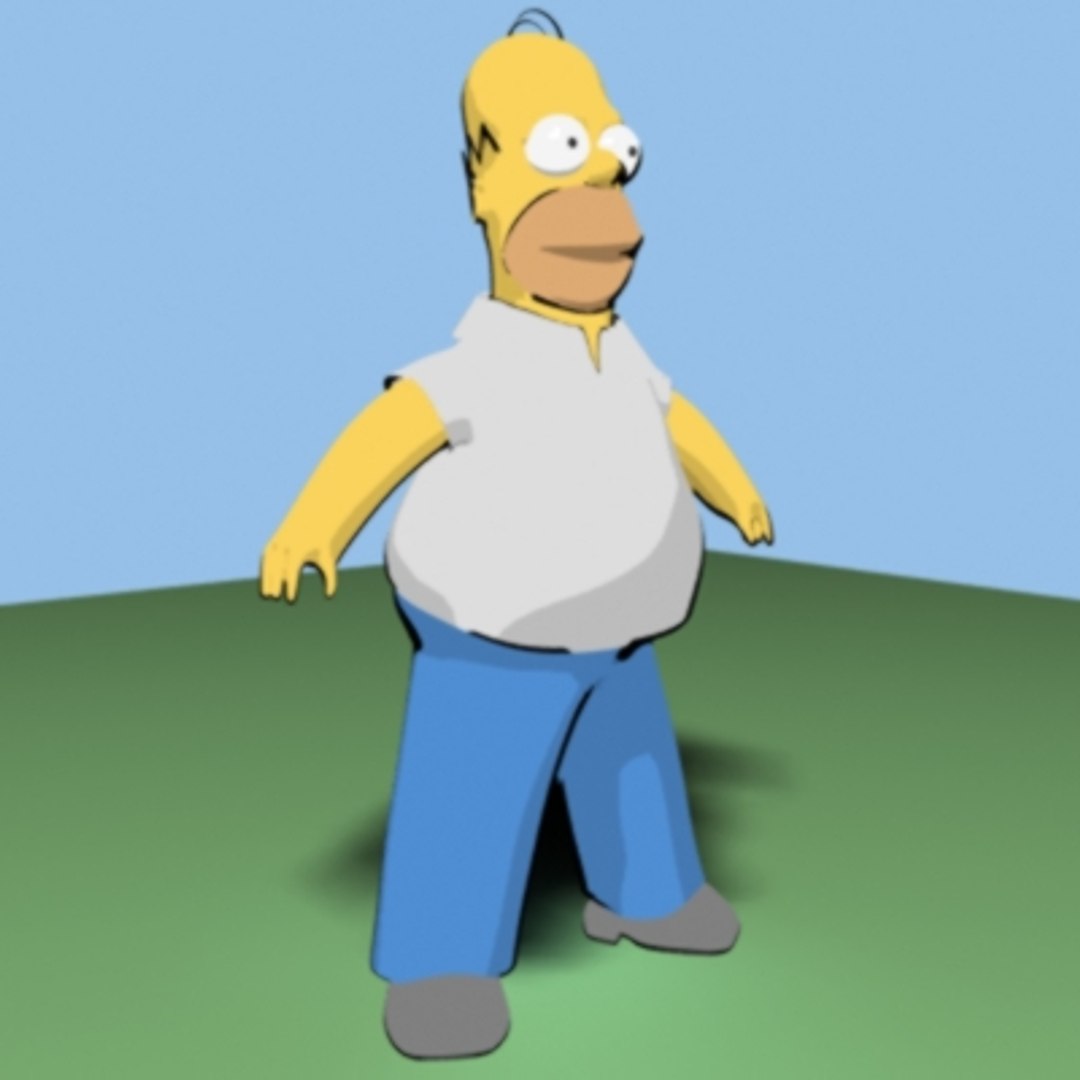 max homer simpson cartoon