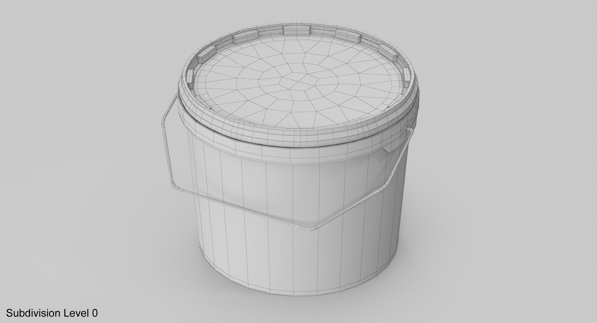 3D Plastic Bucket - TurboSquid 1367885