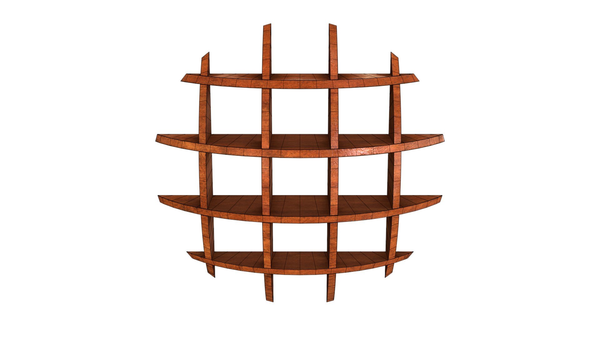 Free 3D Half Sphere Wall Shelf - TurboSquid 1718712
