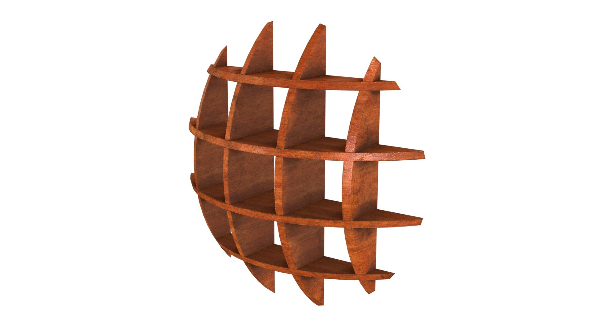 Free 3D Half Sphere Wall Shelf - TurboSquid 1718712