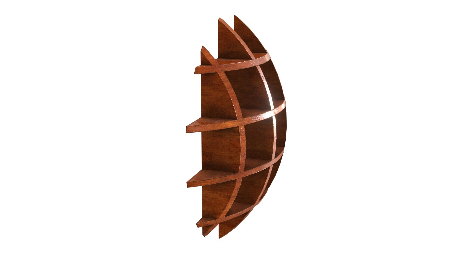 Free 3D Half Sphere Wall Shelf - TurboSquid 1718712