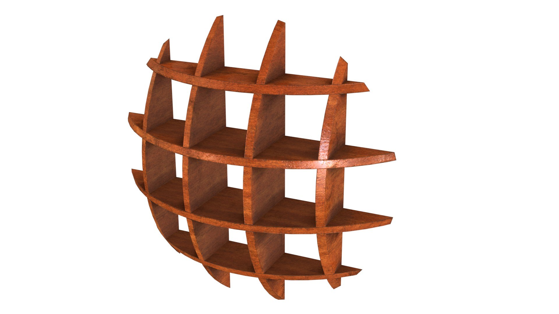 Free 3D Half Sphere Wall Shelf - TurboSquid 1718712