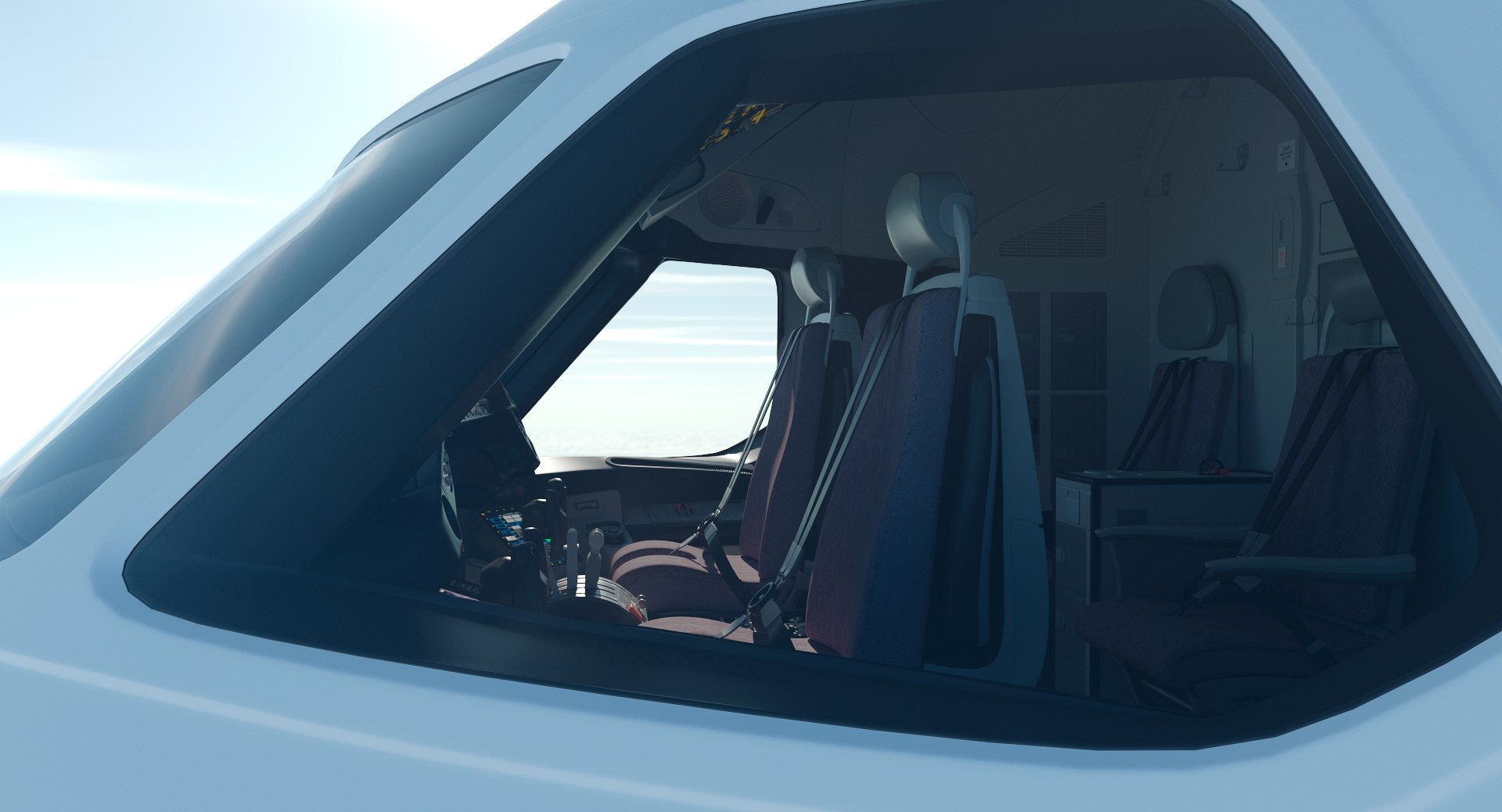 3D Model 787 Dreamliner Cockpit - TurboSquid 1407897