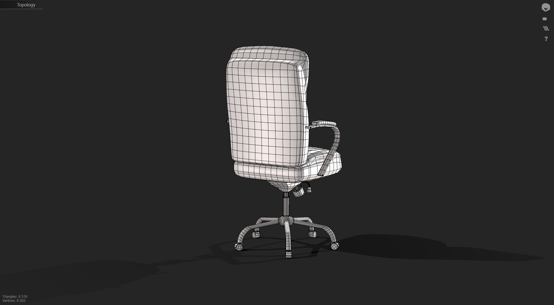 3D Realistic Office Chair With Multiple Colors Low-poly Game-Ready 3D ...