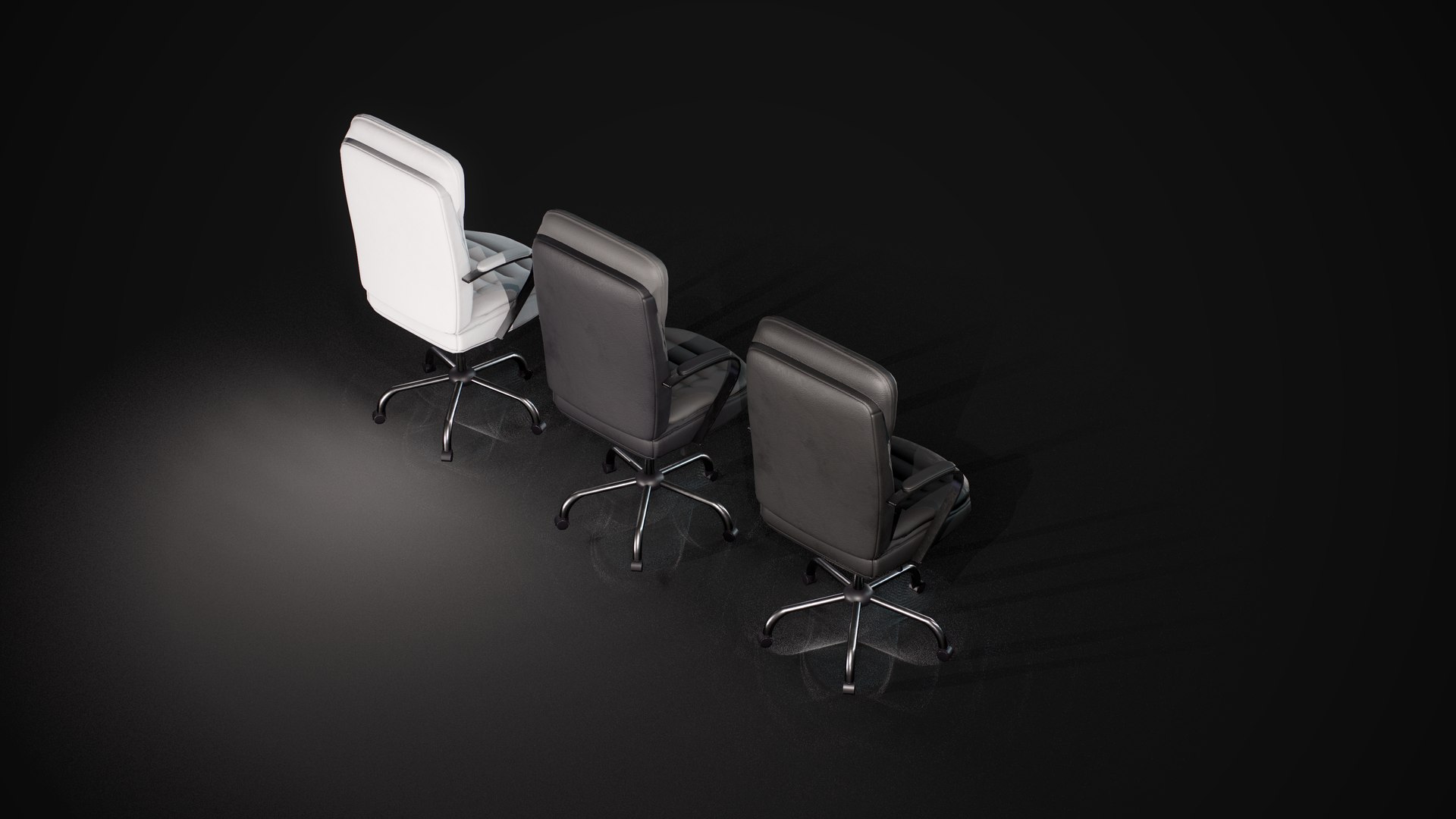 3D Realistic Office Chair With Multiple Colors Low-poly Game-Ready 3D ...