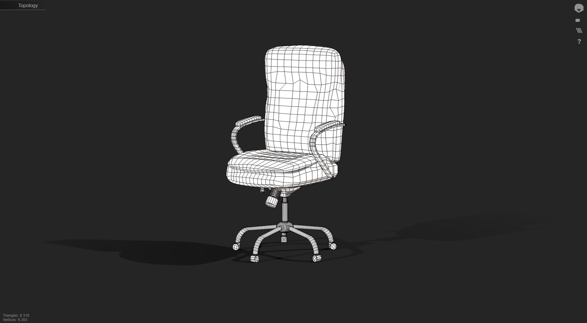 3D Realistic Office Chair With Multiple Colors Low-poly Game-Ready 3D ...