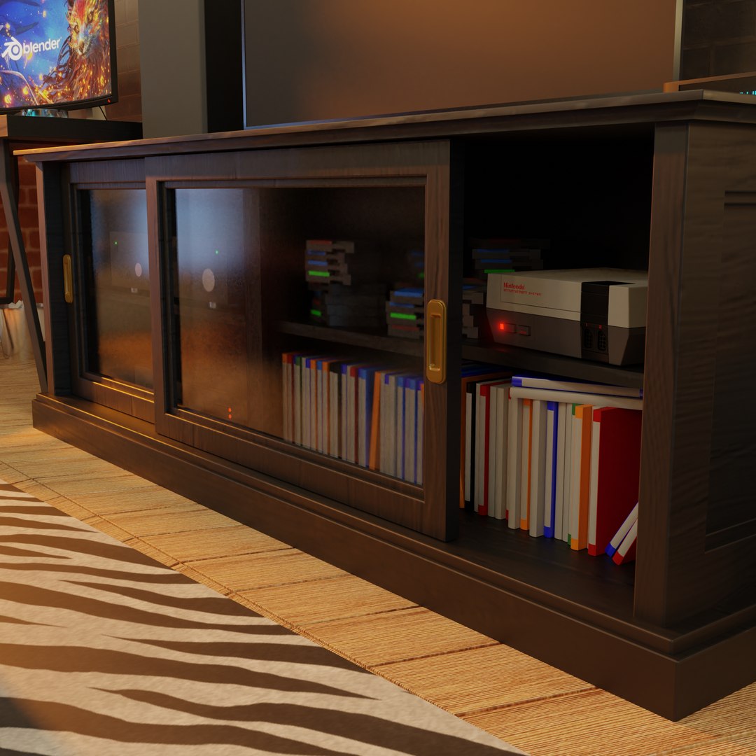 Living Room Low Poly Substance 3D - TurboSquid 1820611
