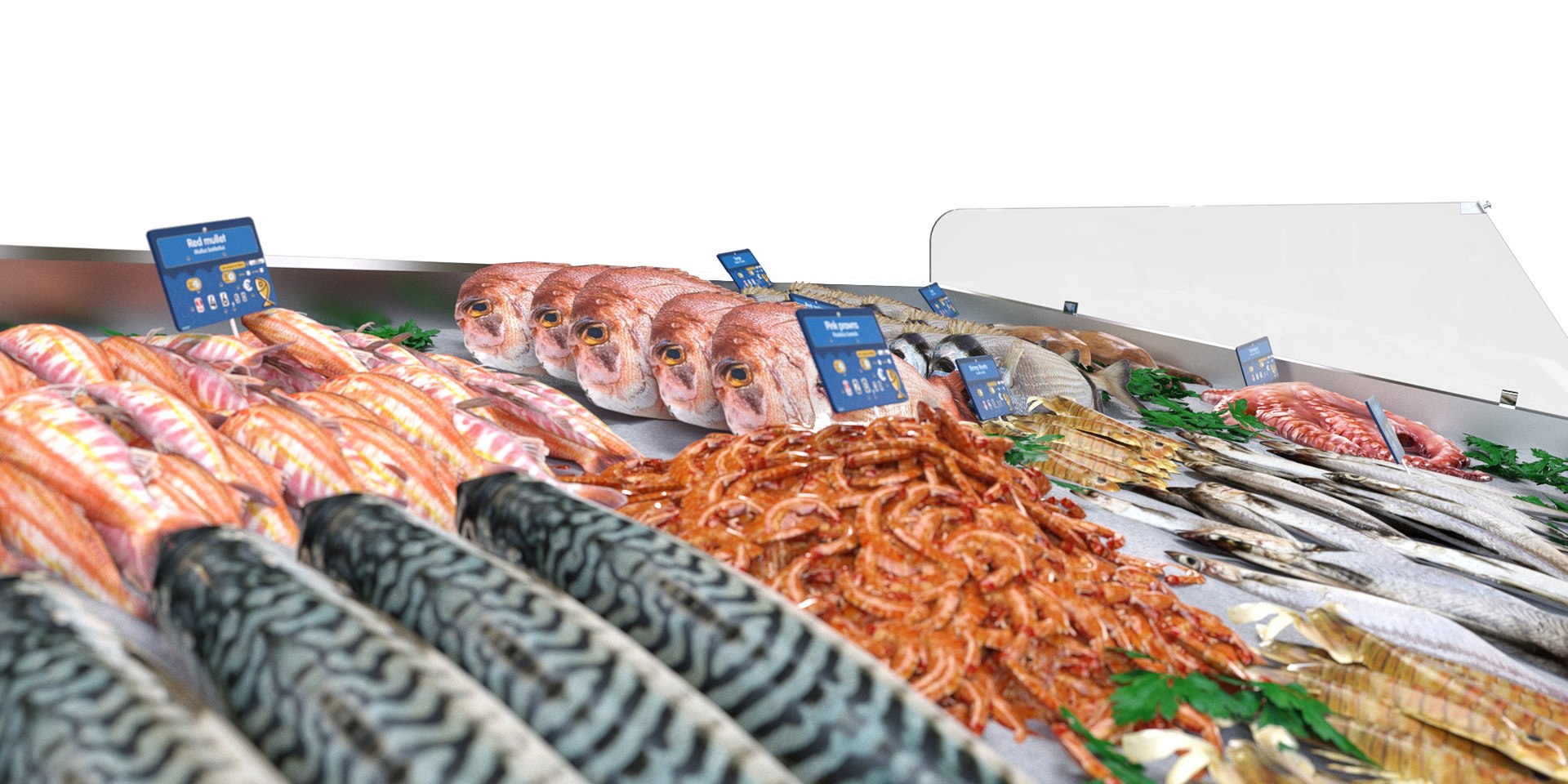 Seafood Display 3D Model - TurboSquid 2181316