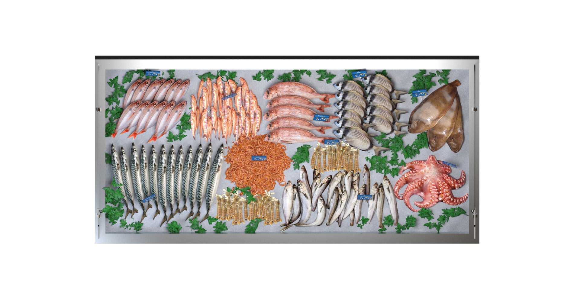 Seafood Display 3D Model - TurboSquid 2181316