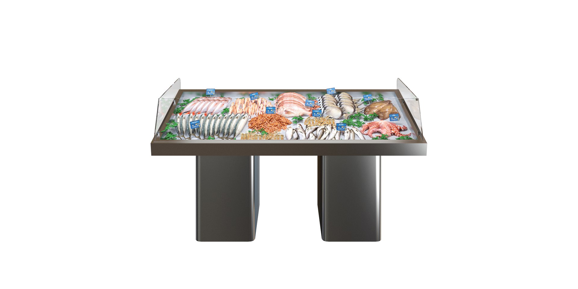 Seafood Display 3D Model - TurboSquid 2181316