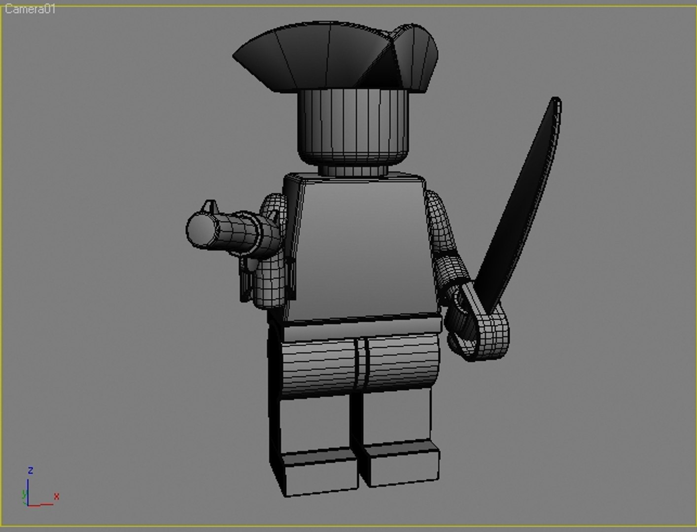 Lego Character 3d Max