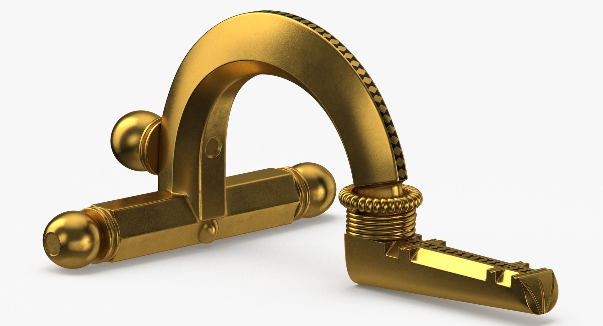 Roman Gold Fibula 3D Model - TurboSquid 2189456