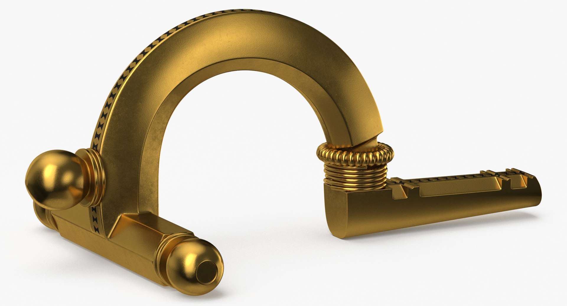 Roman Gold Fibula 3D Model - TurboSquid 2189456