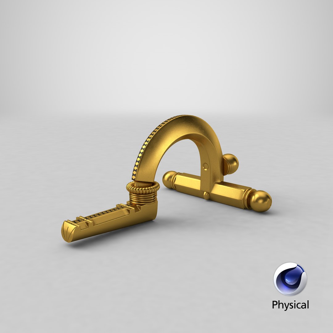 Roman Gold Fibula 3D Model - TurboSquid 2189456