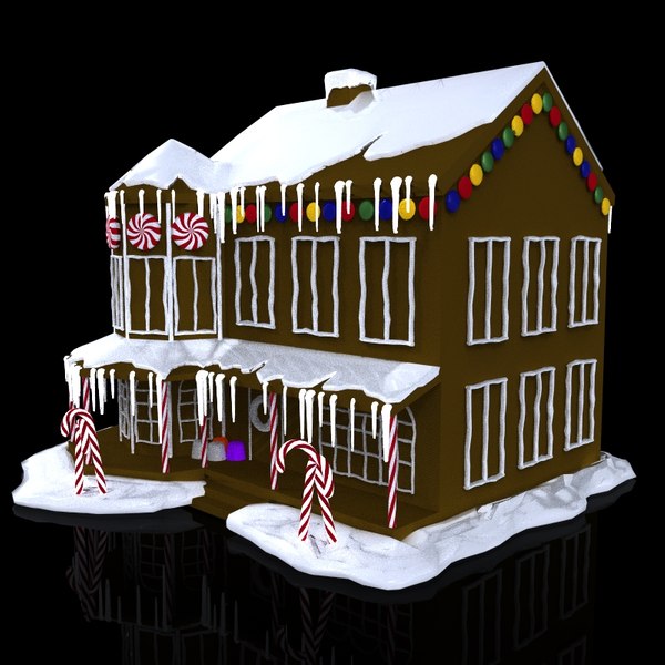 3d model gingerbread house