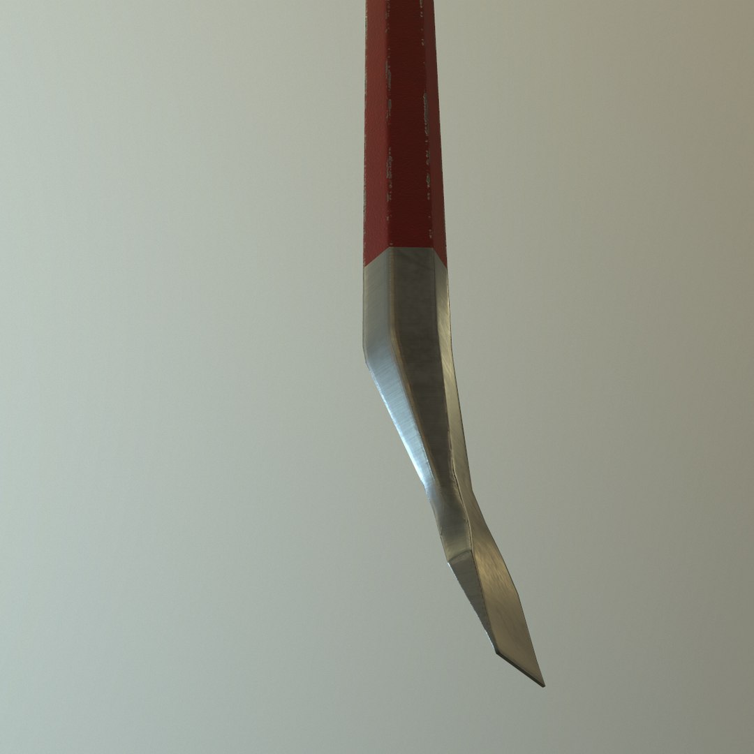Crowbar Pbr Ue4 3d Model