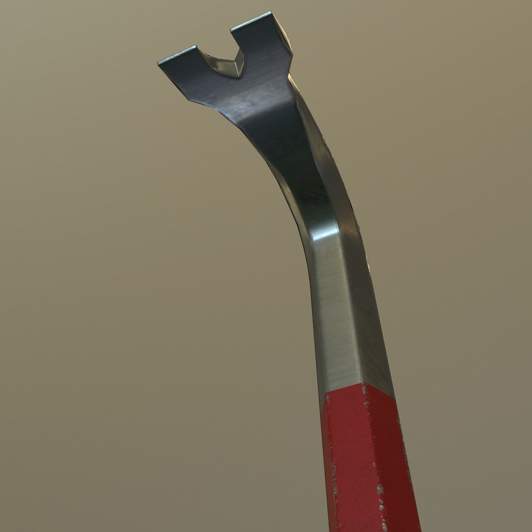 Crowbar Pbr Ue4 3d Model