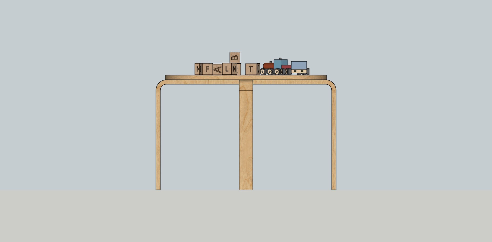 Round Table MOCKA Hudson 3D Model - TurboSquid 2151111