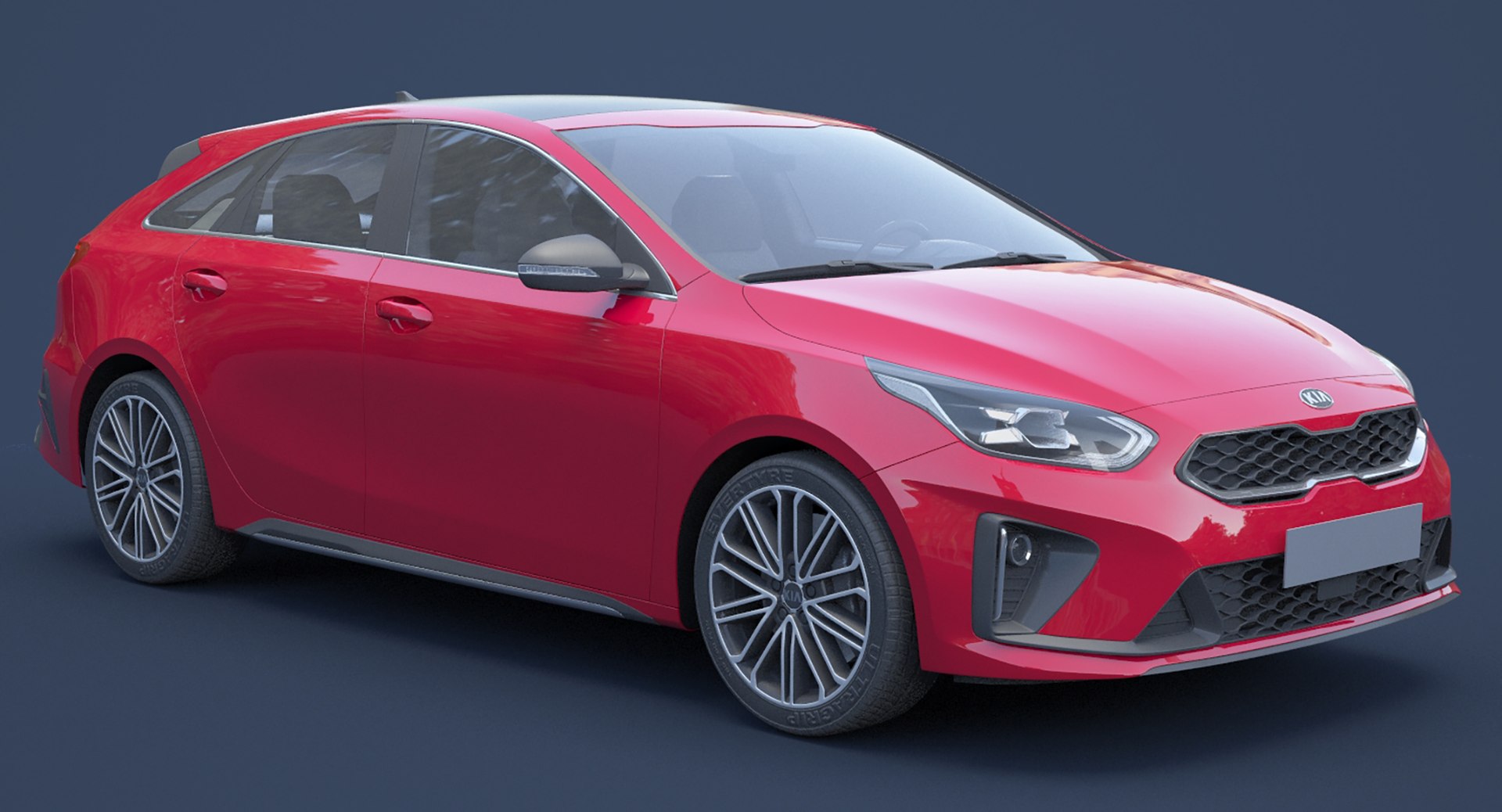 Kia Proceed 2019 3D Model - TurboSquid 2262918