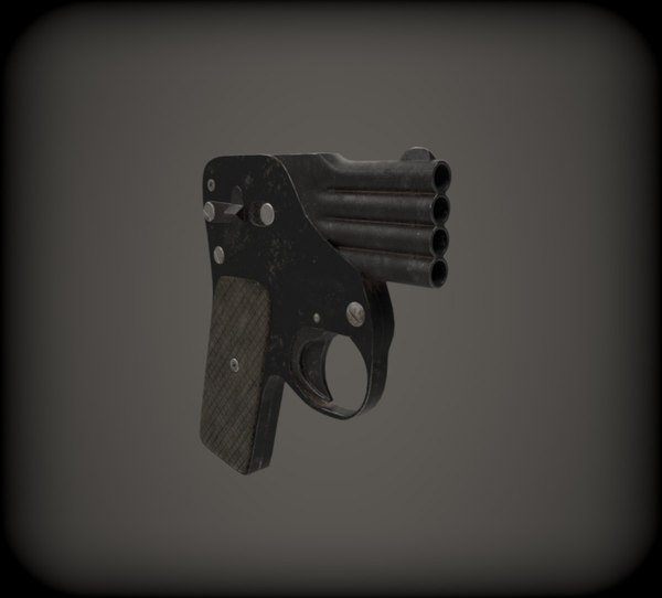 3D model multiple barrel gun - TurboSquid 1296931