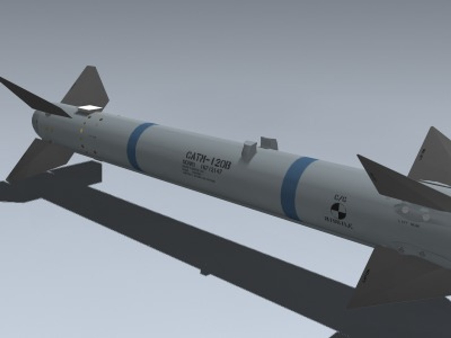 3d Catm-120b Amraam Model