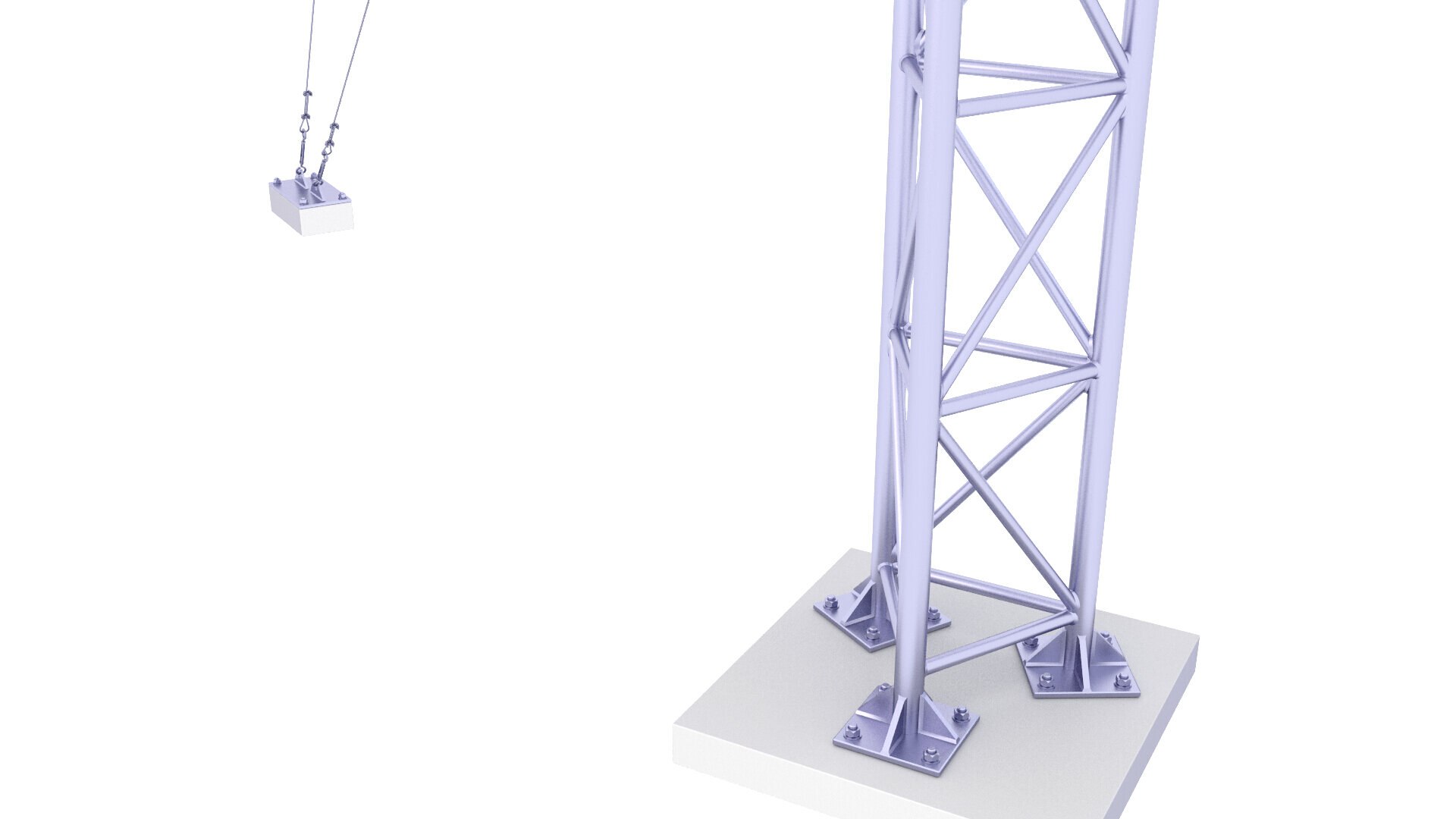 3D Steel Truss Lattice Tower 2 - TurboSquid 2257210